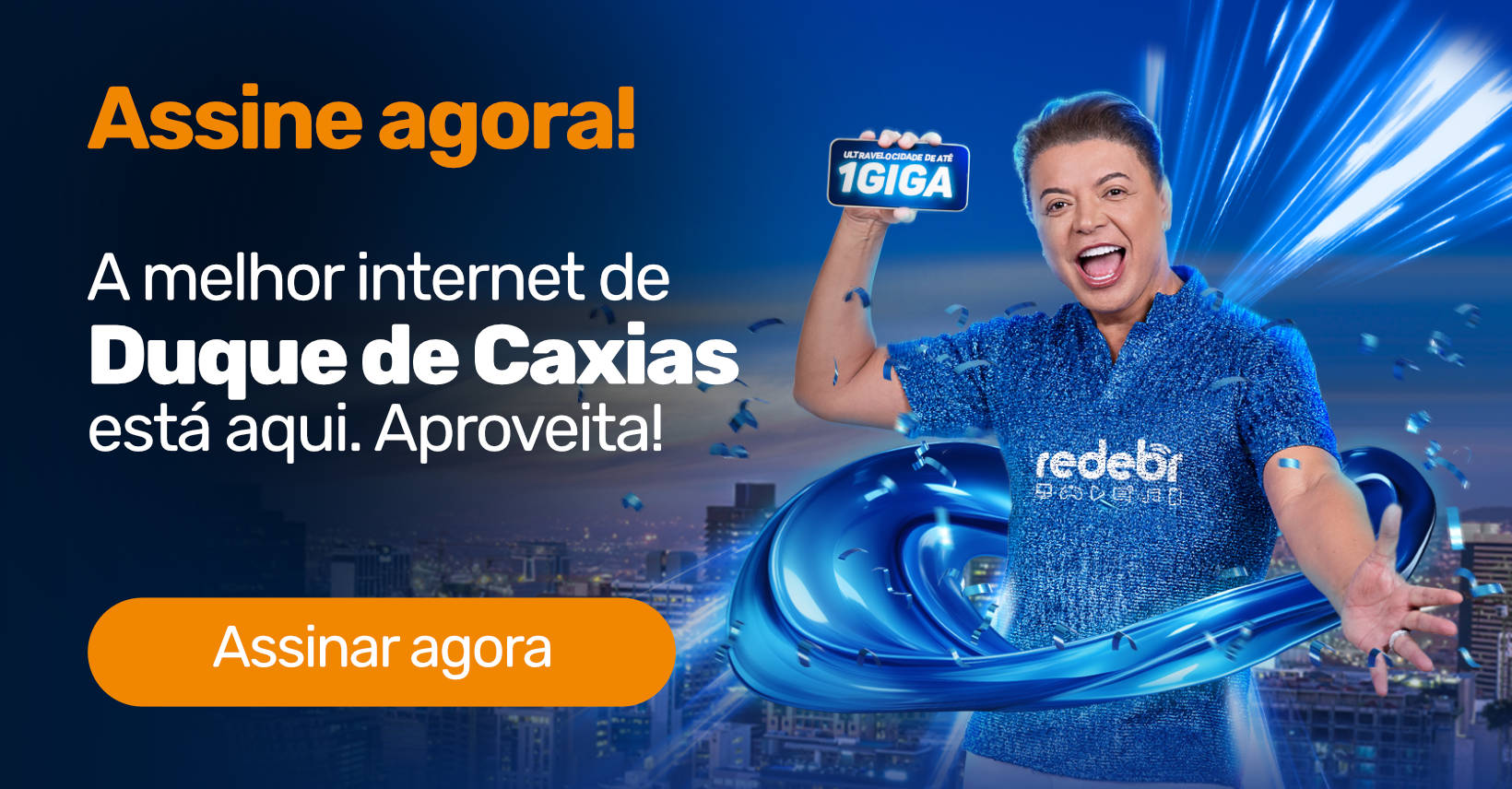 Provedor de Internet em Duque de Caxias é RedeBr